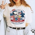 Snoopy America 250 Anniversary Shirt, Patriotic Dog Cartoon Tee ...