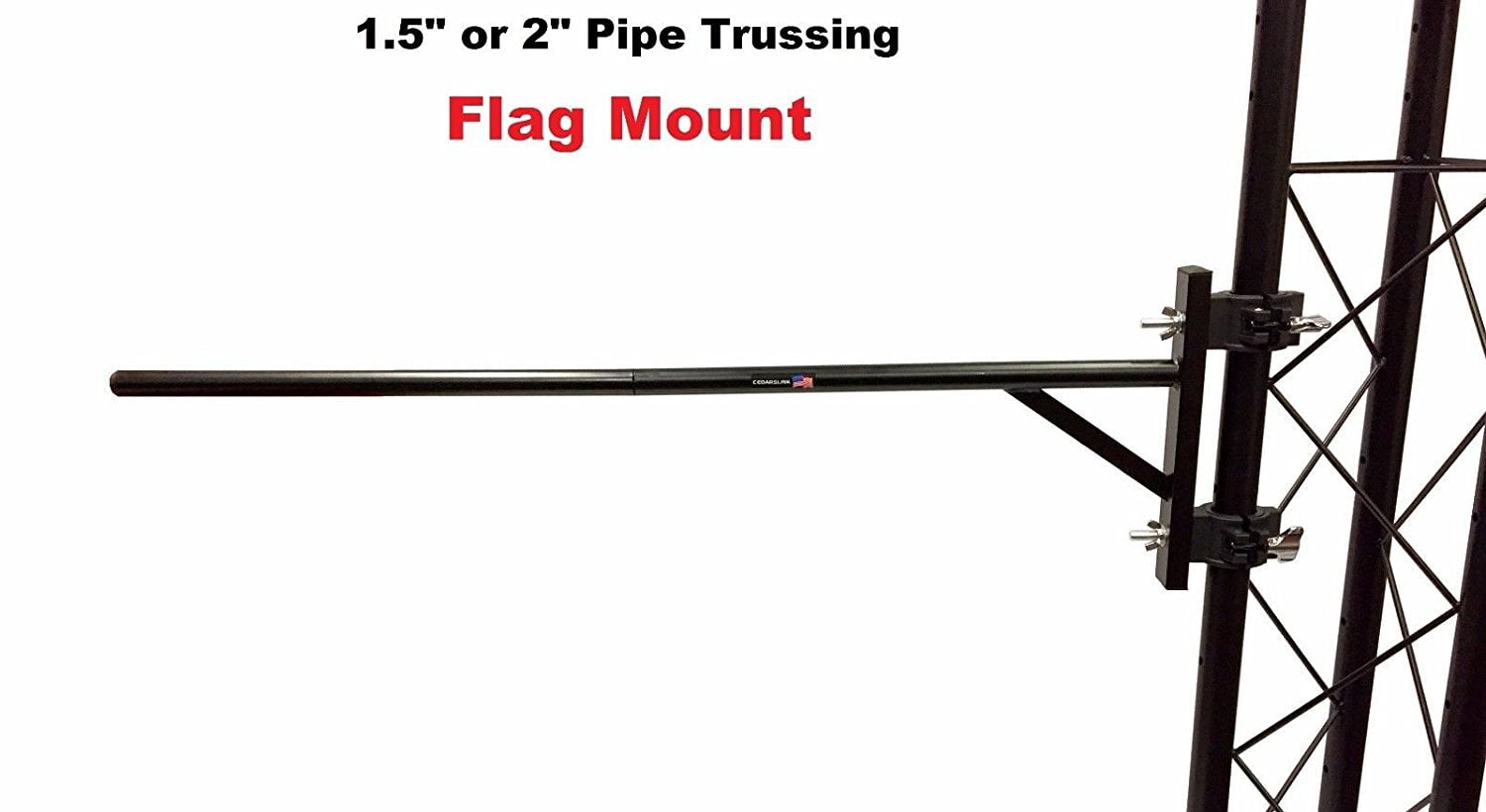 Cedarslink Trussing Truss Flag Banner Mounting System 1.5" or 2" Pipe ...