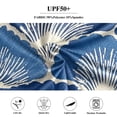 Blue Ginkgo Leaves Women's Rash Guard Shirts UPF 50+ Sun Protection ...