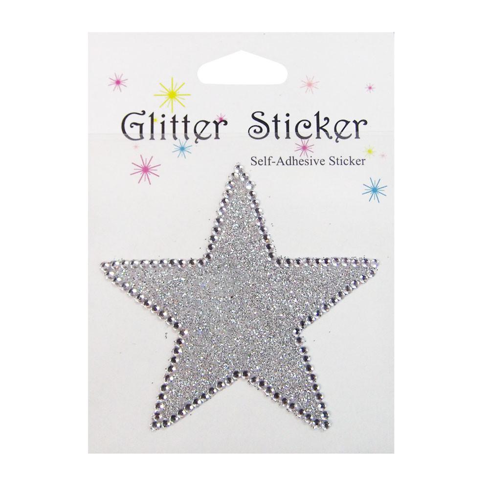 Diamond Glitter Star Sticker, 2-3/8-inch - Walmart.com