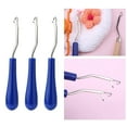 3 Pcs Crochet Latch Hook Handle Braids Weaving Tools - Walmart.com