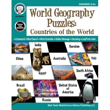 Mark Twain World Geography Daily Skill Builders - Walmart.com