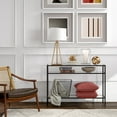 Evelyn&Zoe Siviline 22" Wide Rectangular Console Table, Brass - Walmart.com