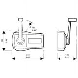 Uflex B89 Single Side Mount Control Box, White - Walmart.com