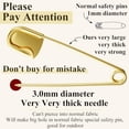 20 Pcs Large Safety Pins 5 Inch Jumbo Stainless Steel Safety Pins Heavy ...