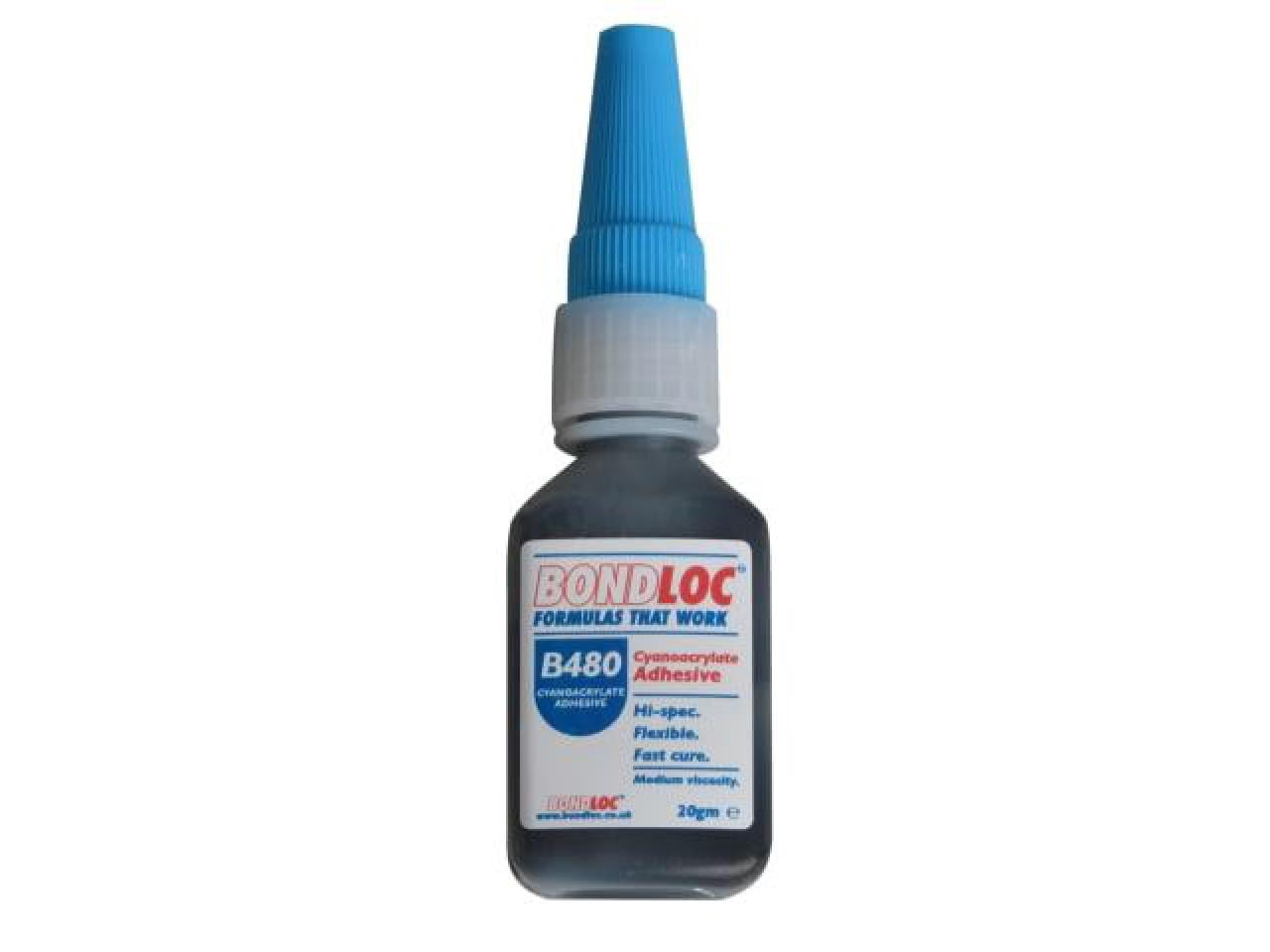 Bondloc - B480 Black Rubber Toughened Cyanoacrylate 20g - Walmart.com