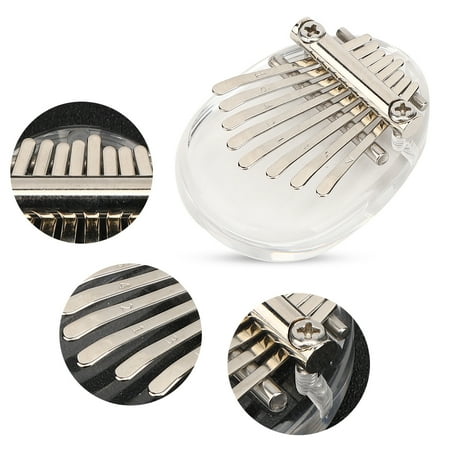 Exquisite Kalimba Thumb Piano, Thumb Piano, White/Wood For Bags Decor ...