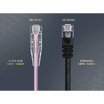 Cable Leader 15ft Slim Cat6 28AWG UTP Ethernet Network Patch Cable Snagless, Pink - Walmart.com