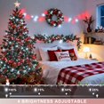 600 LED Red and White String Lights, Indoor Outdoor Holiday Decor ...