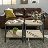 Free Shipping! Manor Park 3-Piece Rustic Coffee Table Set - Driftwood ...
