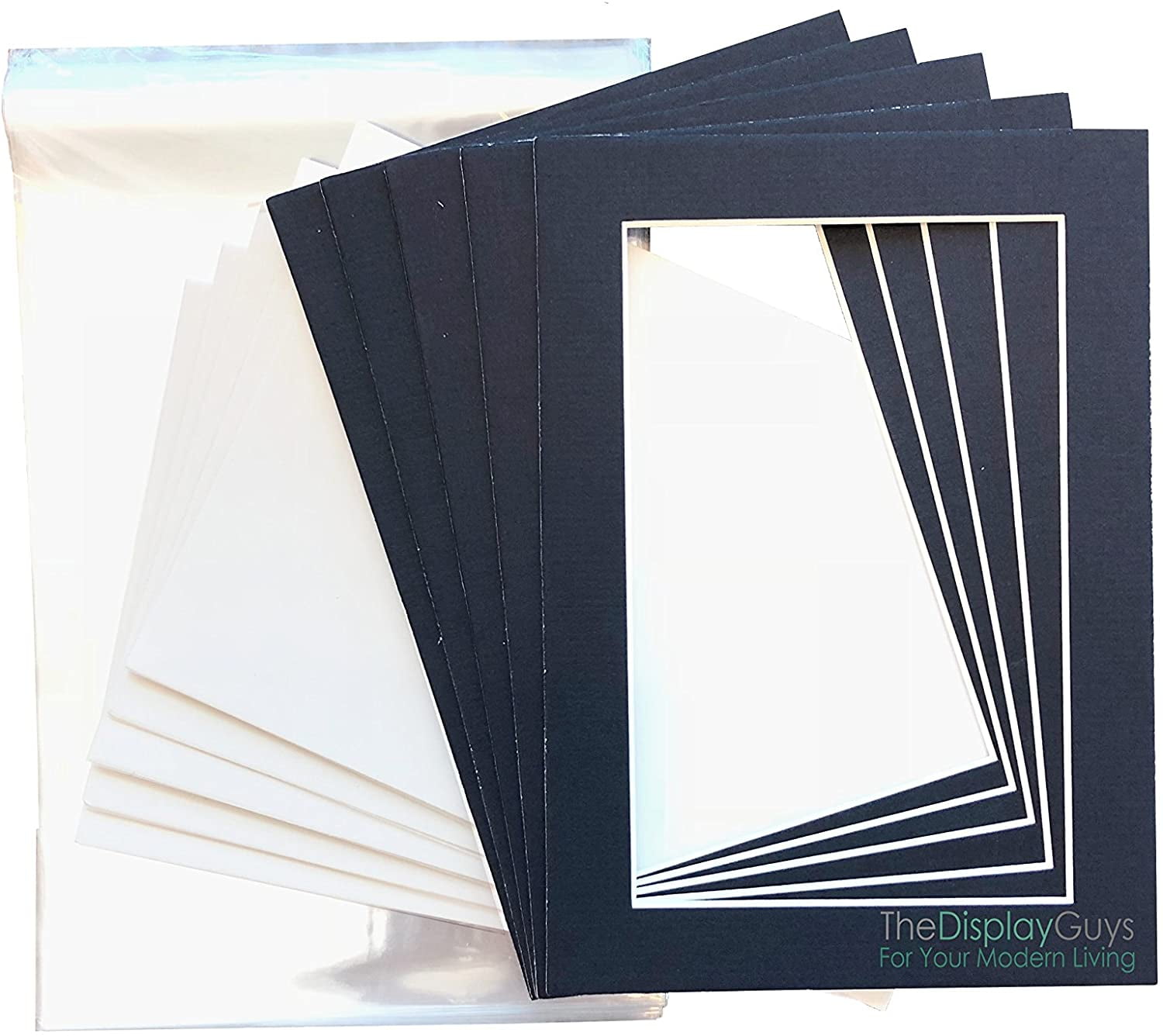 THE DISPLAY GUYS 5x7 Pack of 25 Textured Dignity Blue Picture Photo ...