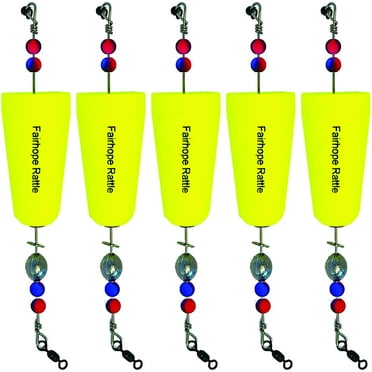 Precision Tackle Cajun Thunder 3" Cigar Weighted Float - Yellow ...