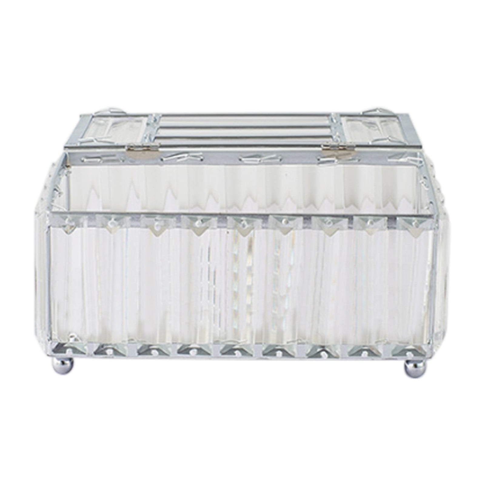 OAVQHLG3B Square Clear Crystal Tissue B-ox Cover Crystal Toliet Tissue ...
