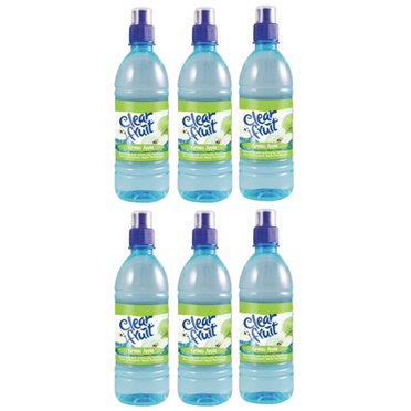 Clear Fruit Peach Fling Flavored Water 6 Pack 16.9oz Bottles - Walmart.com