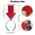 2PCS Funpoint Headbands, Red Arrow Headband Costume Accessory, Funny ...