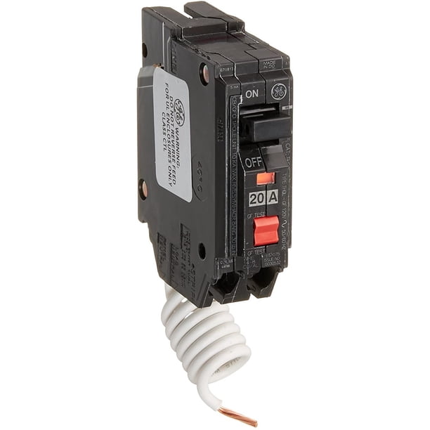 GE Energy Industrial Solutions TV206977 GE 20A SP GFCI Breaker ...