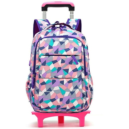 Rolling School Bag Wheeled Travel Backpack Trolley | Walmart Canada