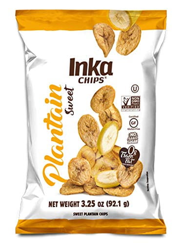 Inka Crops Inka Chips, Sweet Plantain Chips, 3.25 Ounce (Pack of 12 ...