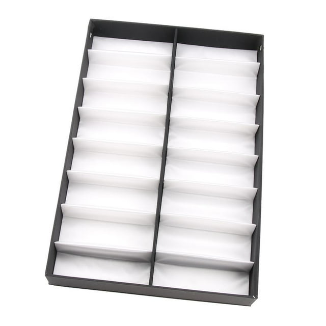 16 Slots Eyeglasses Storage Box Sunglasses Jewelry Display Case ...