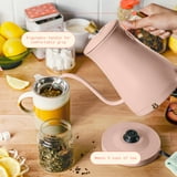 Beautiful 1-Liter Electric Gooseneck Kettle 1200 W, Rose by Drew ...