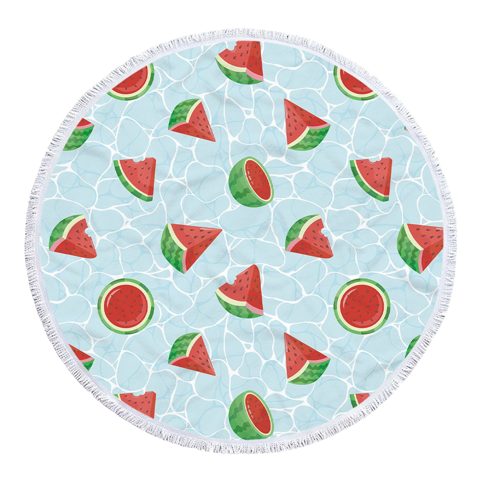 Click here for Rkstn Beach Towel Round Printed Lightweight Colorf... prices