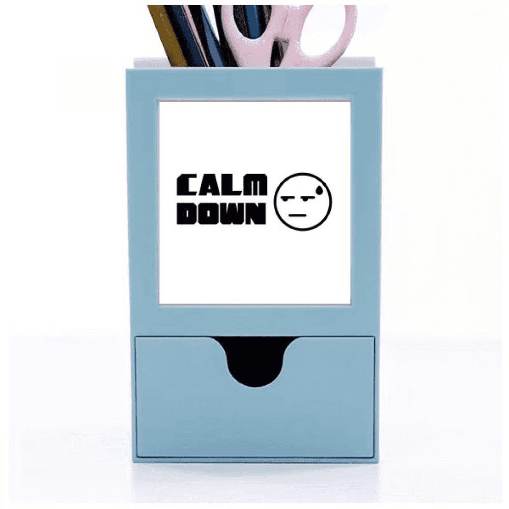 Calm Decision Expression Influence Desk Supplies Organizer Pen Holder ...