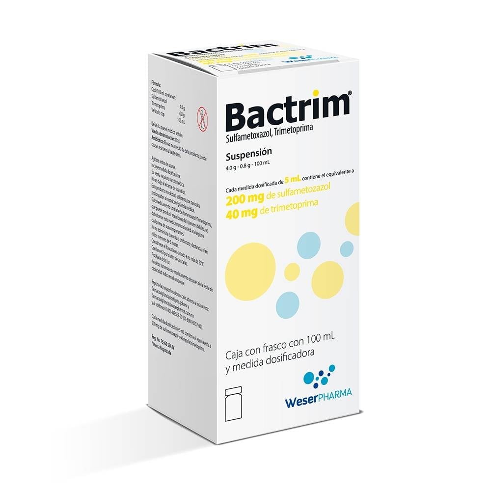 Bactrim 200 mg/40 mg 100 ml | Walmart en línea