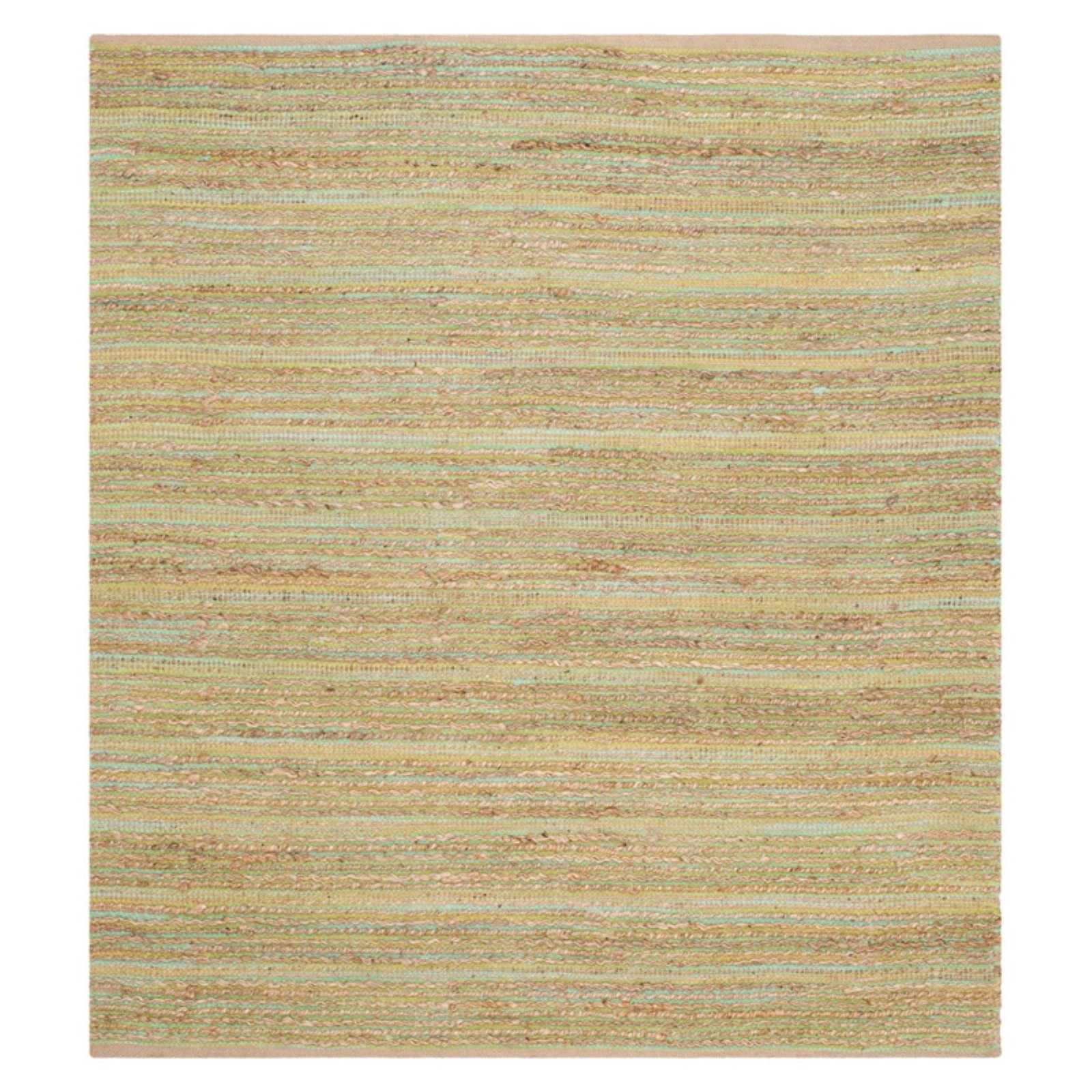 SAFAVIEH Cape Cod Isabella Braided Striped Area Rug, 2' x 3', Green ...