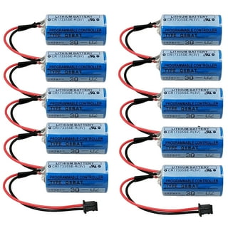 5Pcs A6BAT ER17330V/3.6V 1700mAh PLC Lithium Battery MR-BAT Lithium ...