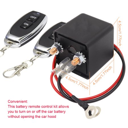 Universal DC 12V Car Battery Disconnect Connect Controlling Device ...