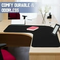 L Shaped Desk Mat Corner Mouse Pad Waterproof Large Rubber for Office ...