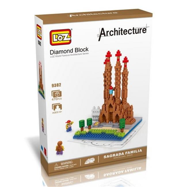 loz building & construction 9382 sagrada familia building blocks (470 ...