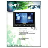 Voyager VOM74WP Heavy Duty 7" QuadView Multi-Screen Rear/Back View ...