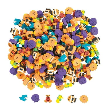 Mini Eraser Assortment (500Pc) - Stationery - 500 Pieces - Walmart.com