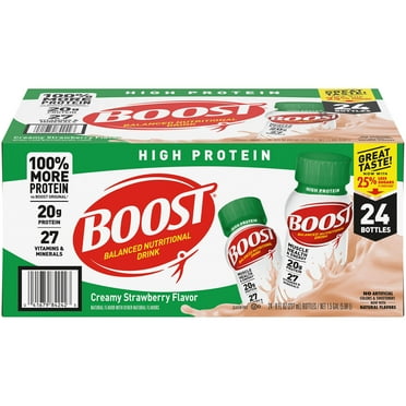 Boost VHC Very Vanilla, Very High Calorie 8 oz, Case of 27 - Walmart.com