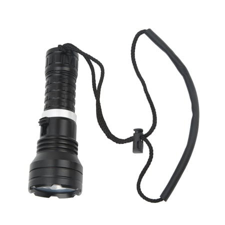 Underwater Flashlight, XHP70 LED Underwater Diving Light Tail Rope ...