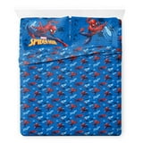 Spiderman Swinging In 7 Piece Full Size Comforter Set with Shams ...