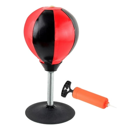 PU Leather Desktop Punching Bag Boxing Speed Punching Bag with Stand ...