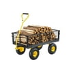 Triple Tree Steel Garden Wagon, Convertible Flatbed, Industrial Wheels ...