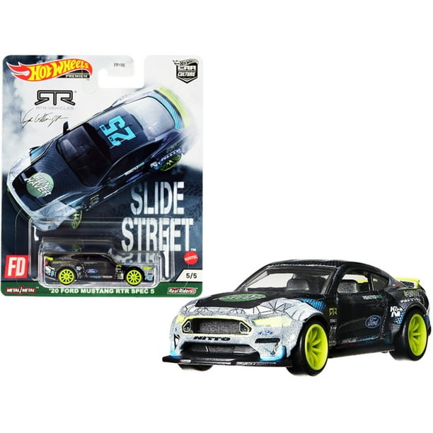 Hot Wheels Slide Street '20 Ford Mustang RTR Spec 5 Diecast Car ...