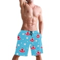 Cartoon Shark Star Pattern Mens Swim Trunks Quick Dry Board Shorts ...