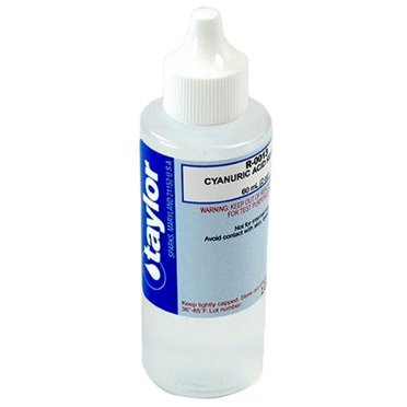 Taylor 16oz Cyanuric Acid Reagent #13, Pool & Spa Chemical Test Kit ...