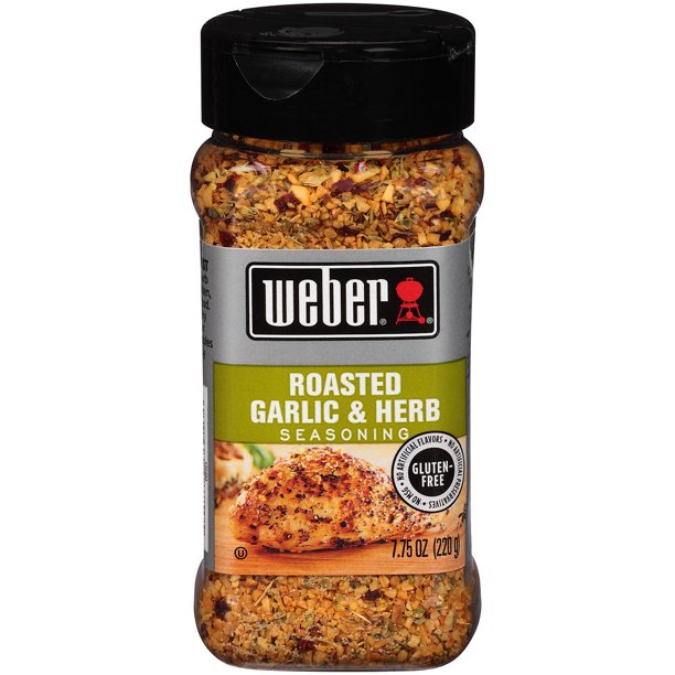 Weber Roasted Garlic & Herb Seasoning - 7.75 Ounce - Walmart.com