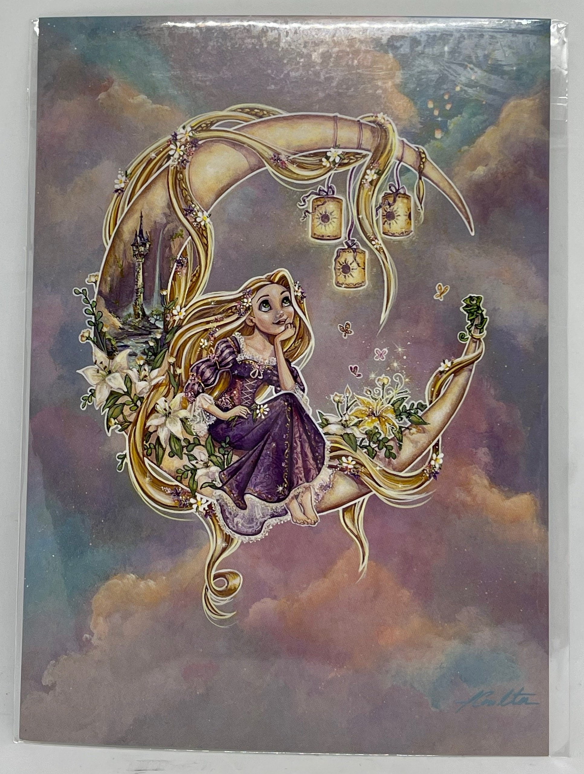 Disney Parks Tangled Dreams by John Coulter Postcard Wonderground ...