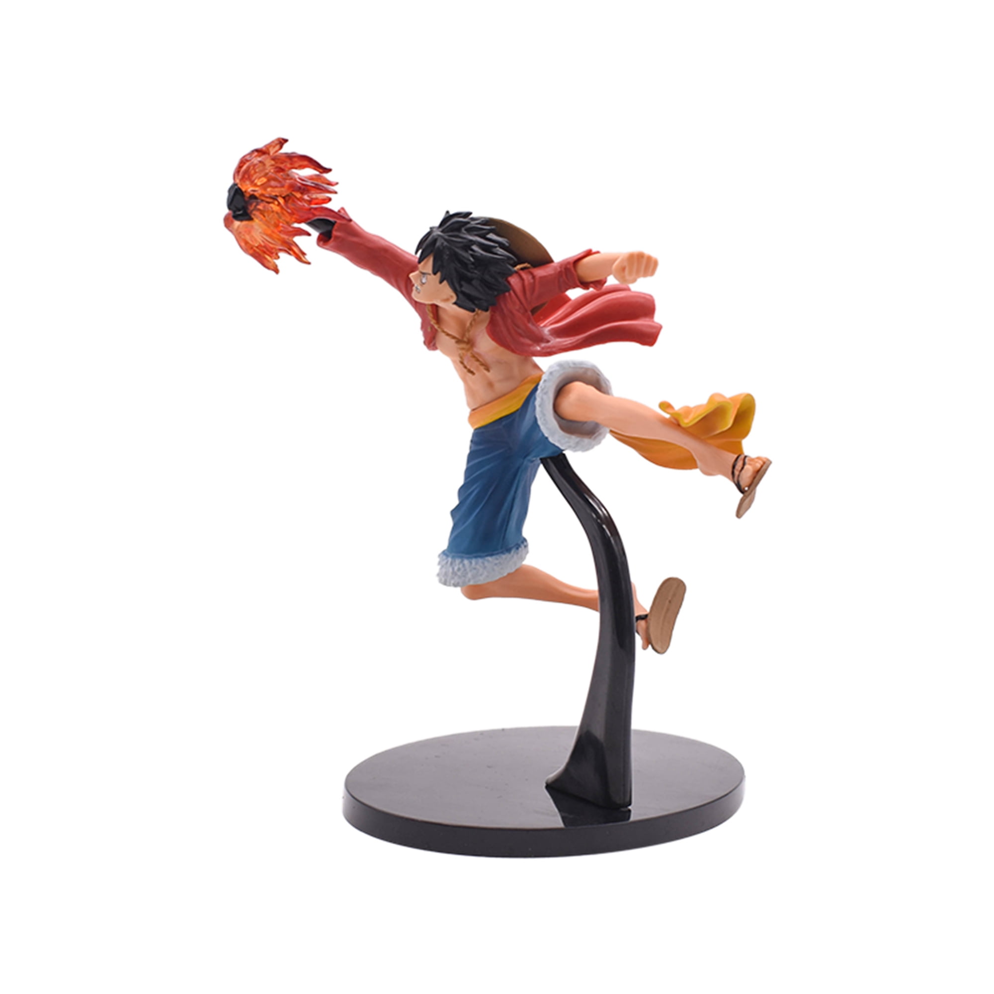 Buy Gudo One Piece Monkey D.Luffy Action Figure Luffy with Fire Fist ...