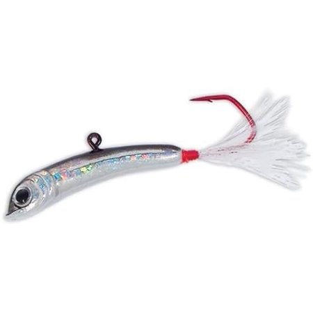 Blue Fox LFJM55SS Lil' Foxee Jigging Minnow 2-1/4", 1-1/8 oz, Silver ...