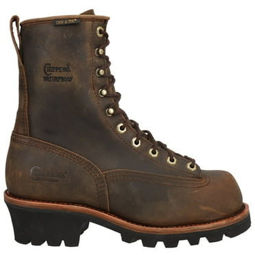 Chippewa Men's 8" Paladin Logger Lace-To-Toe Waterproof Steel Toe Boot ...