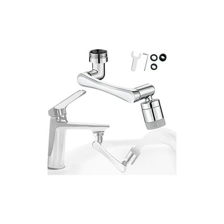 Aerator Faucet Attachment, 1080° Swivel Faucet Spray Regulator, Water ...