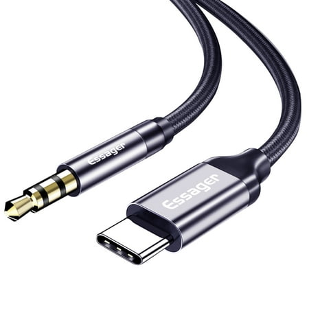 Essager Mobile Phone Audio Adapter Cable Type-c to 3.5mm Cell Phone ...