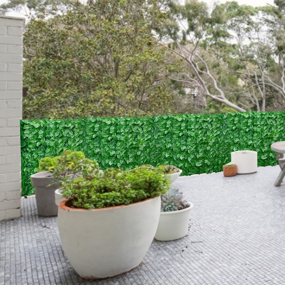 LeKing Artificial Leaf Screening Roll UV Fade Protected Privacy Hedging ...